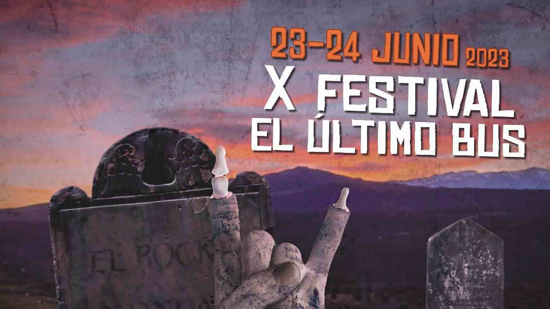 Cartel de la décima edición del Festival El Último Bus - The sound of the embryo