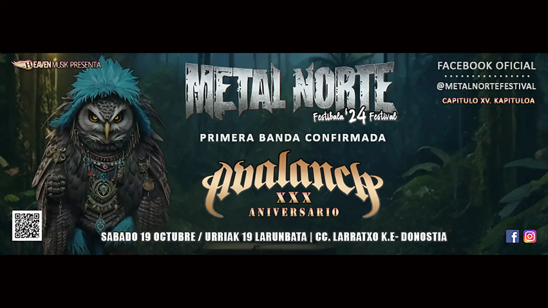 Avalanch, primera confirmación de la próxima edición del Metal Norte Festibala - The sound of ...