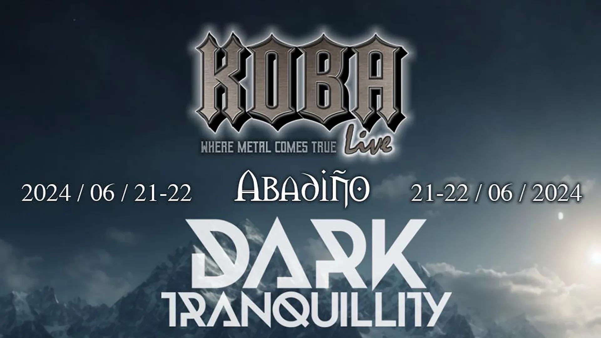 Entradas de día a la venta para la tercera edición del Koba Live - The sound of the embryo