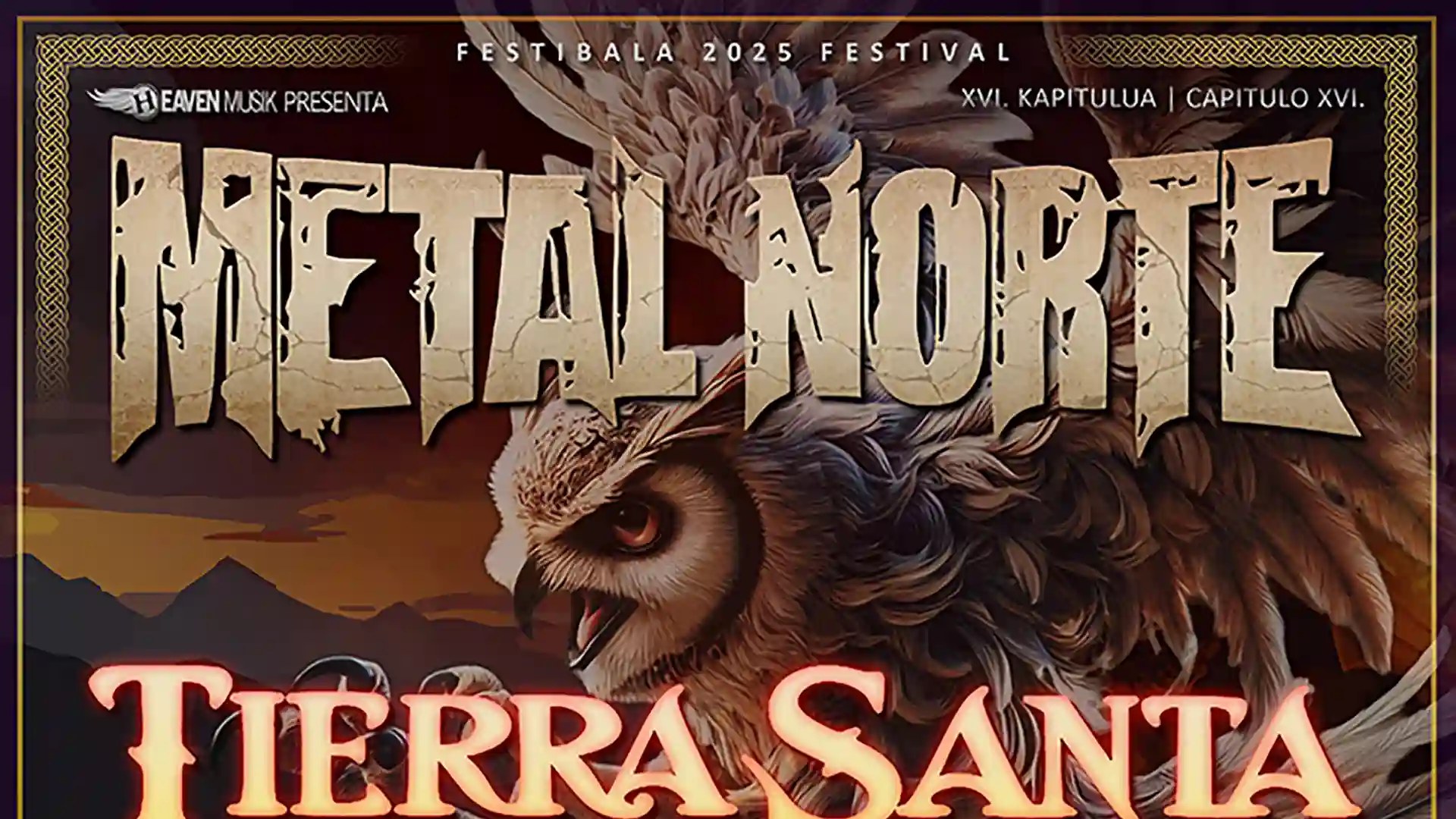 Tierra Santa encabezará la próxima edición del Metal Norte Festival – The sound of the embryo