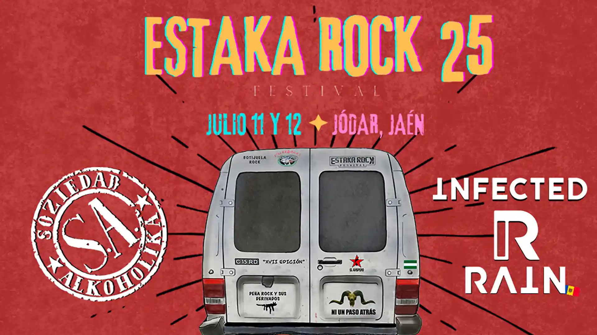 Últimas confirmaciones del Estaka Rock 2025 - The sound of the embryo