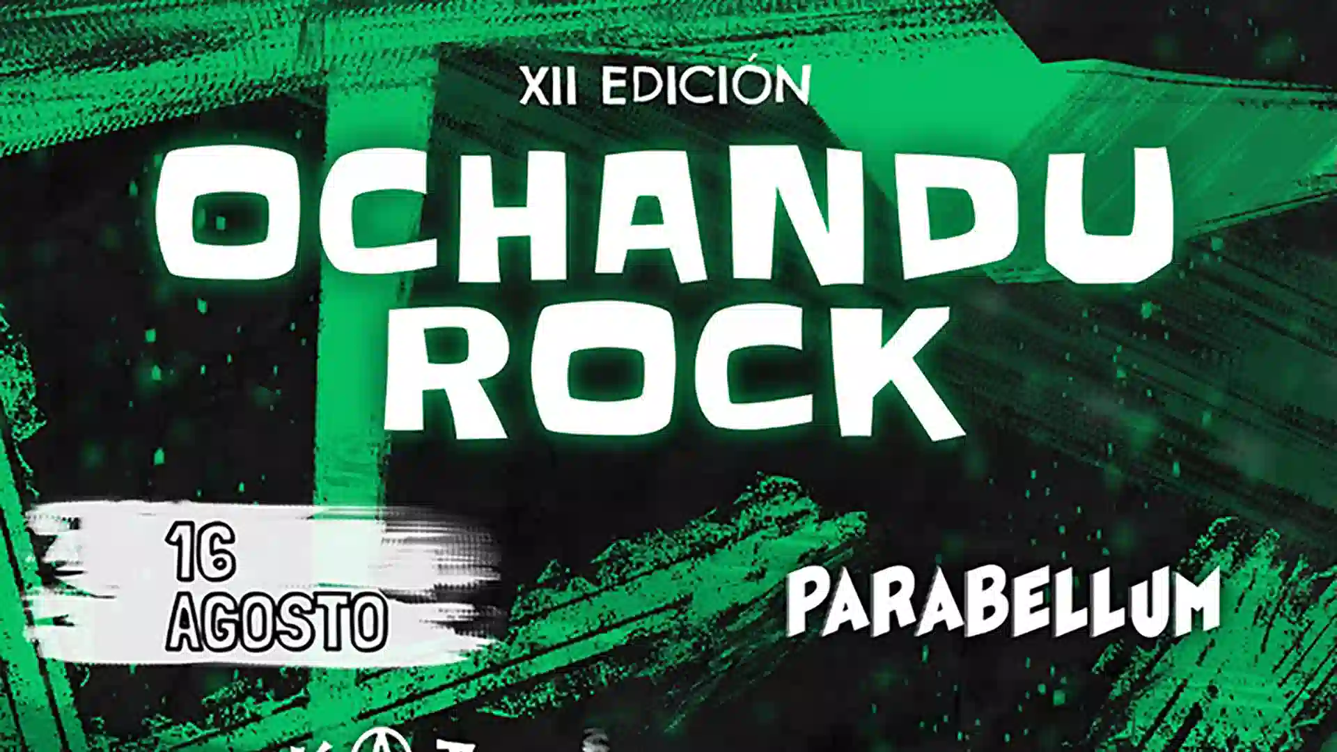 Cartel de la duodécima edición del Ochandurock - The sound of the embryo